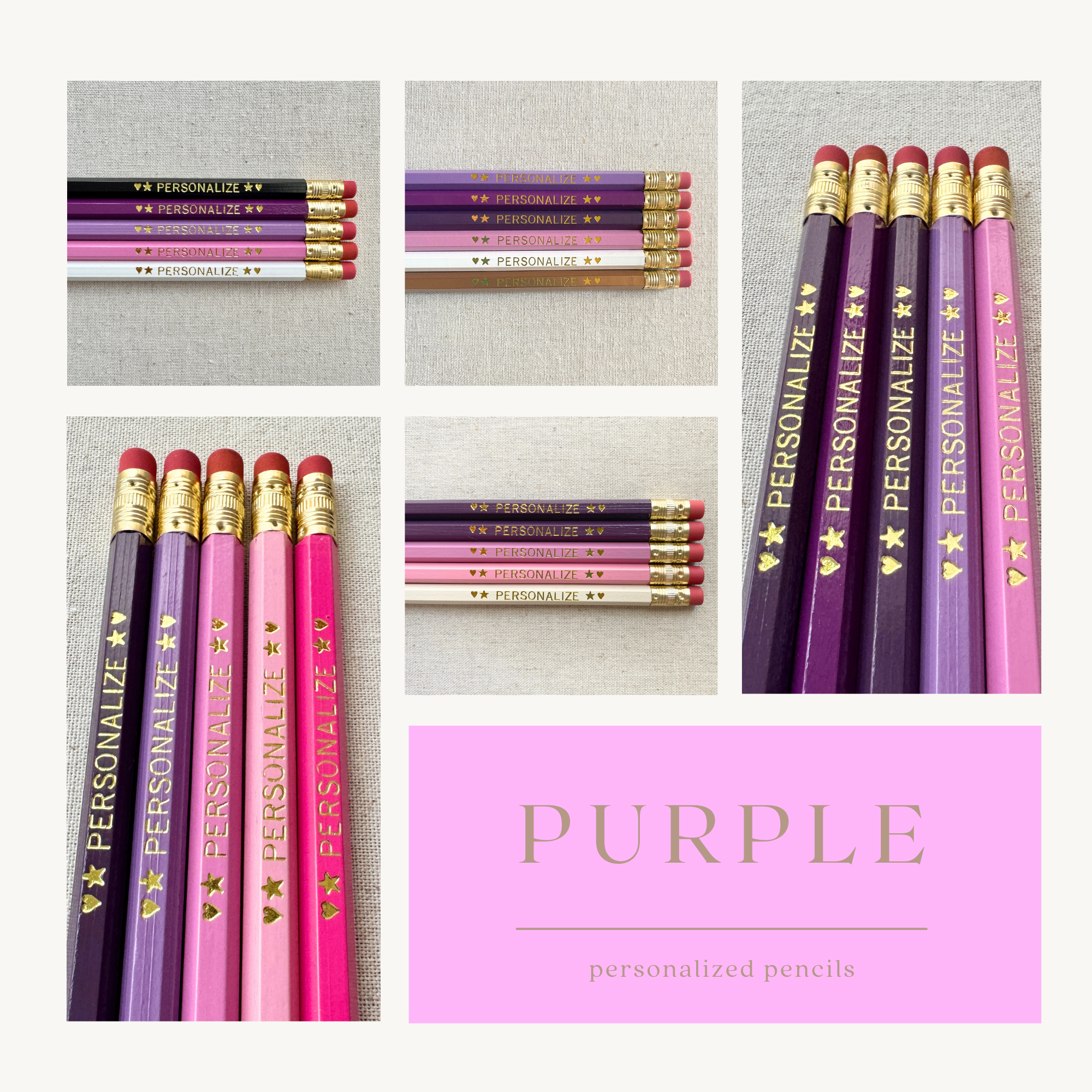 Purple Pencil Sets – The Positive Pencil Co