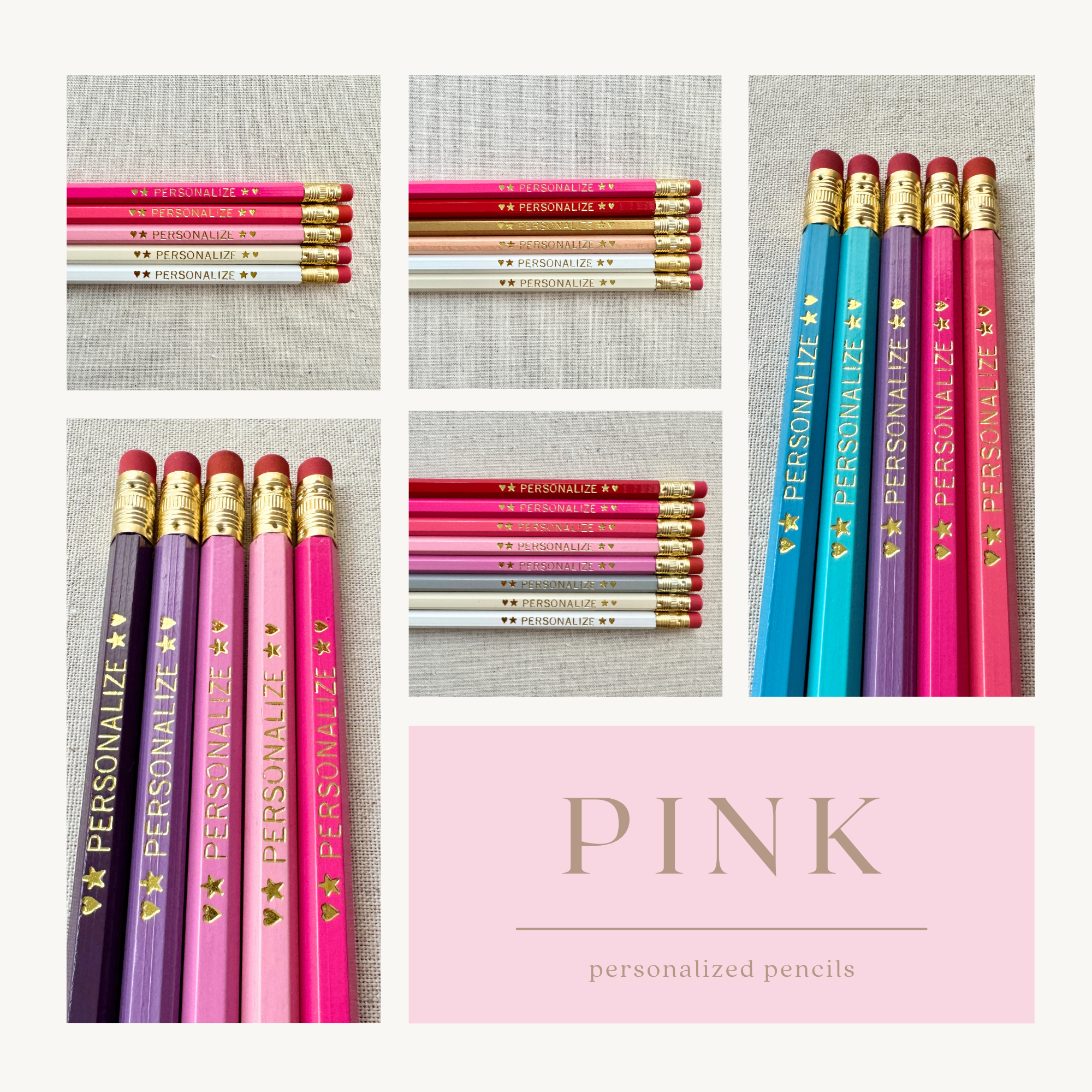 Pink Pencil Sets – The Positive Pencil Co